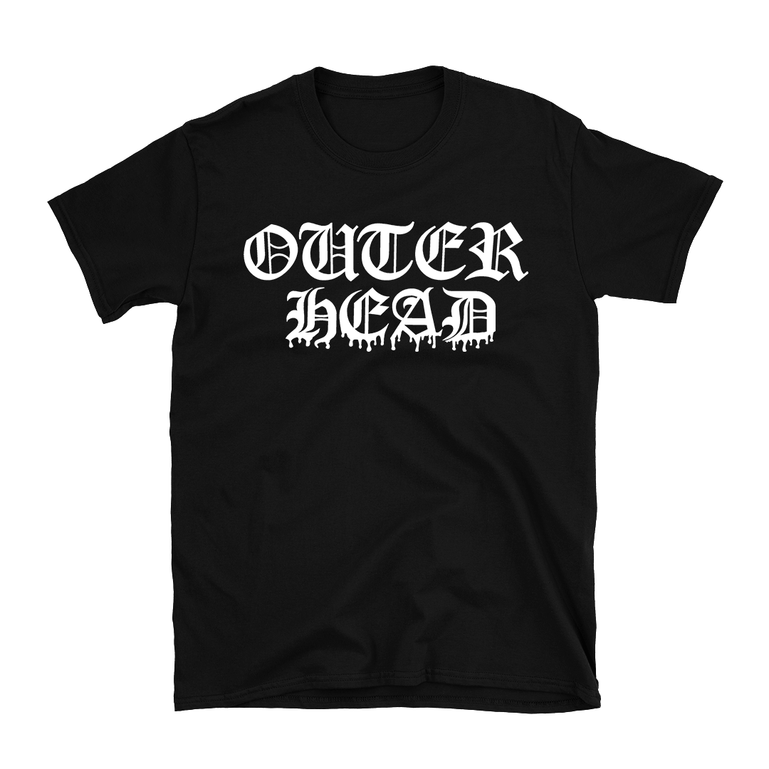 Outer Head - Logo T-Shirt - Black – Heavy Threads