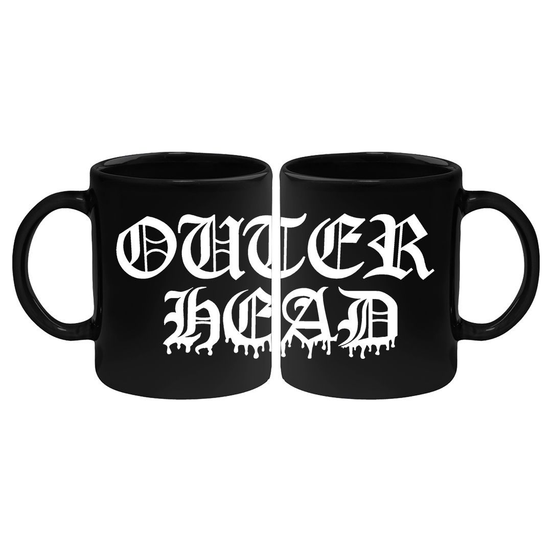Outer Head - Logo Mug - Black – Heavy Threads