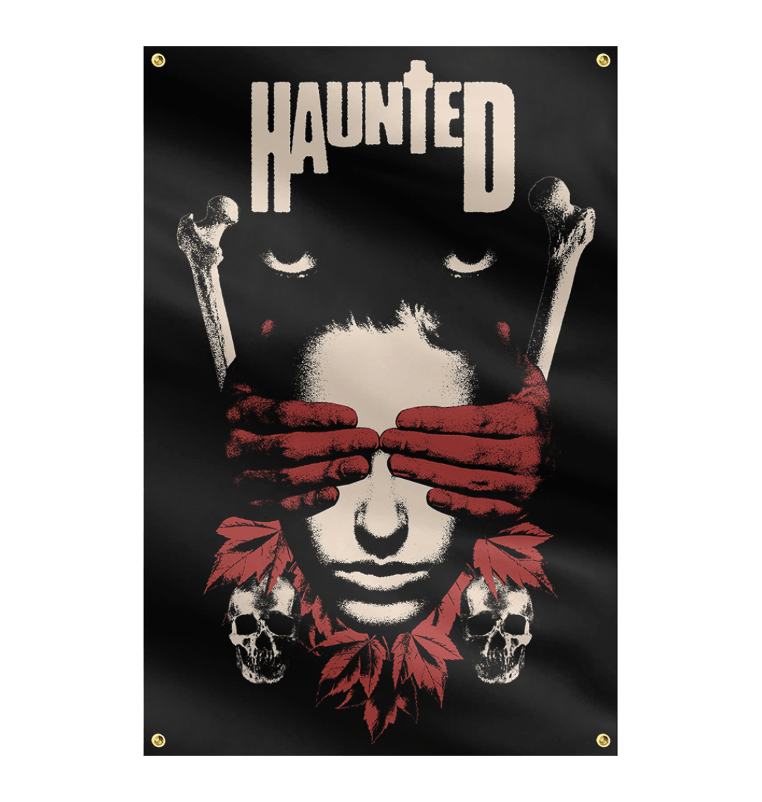 Haunted - Stare At Nothing Flag – Heavy Threads