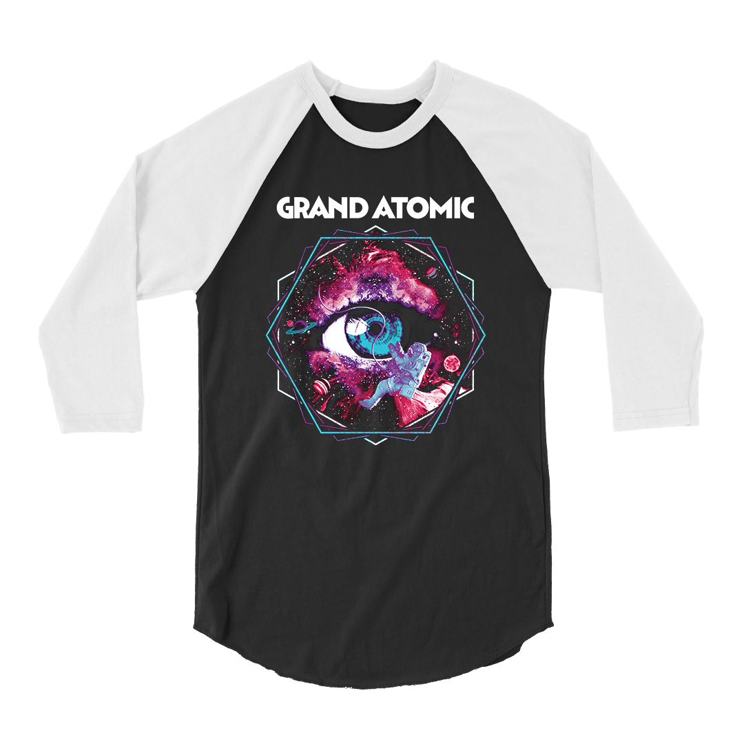 Grand Atomic - Beyond The Realm of Common Sense Raglan - Black/White ...