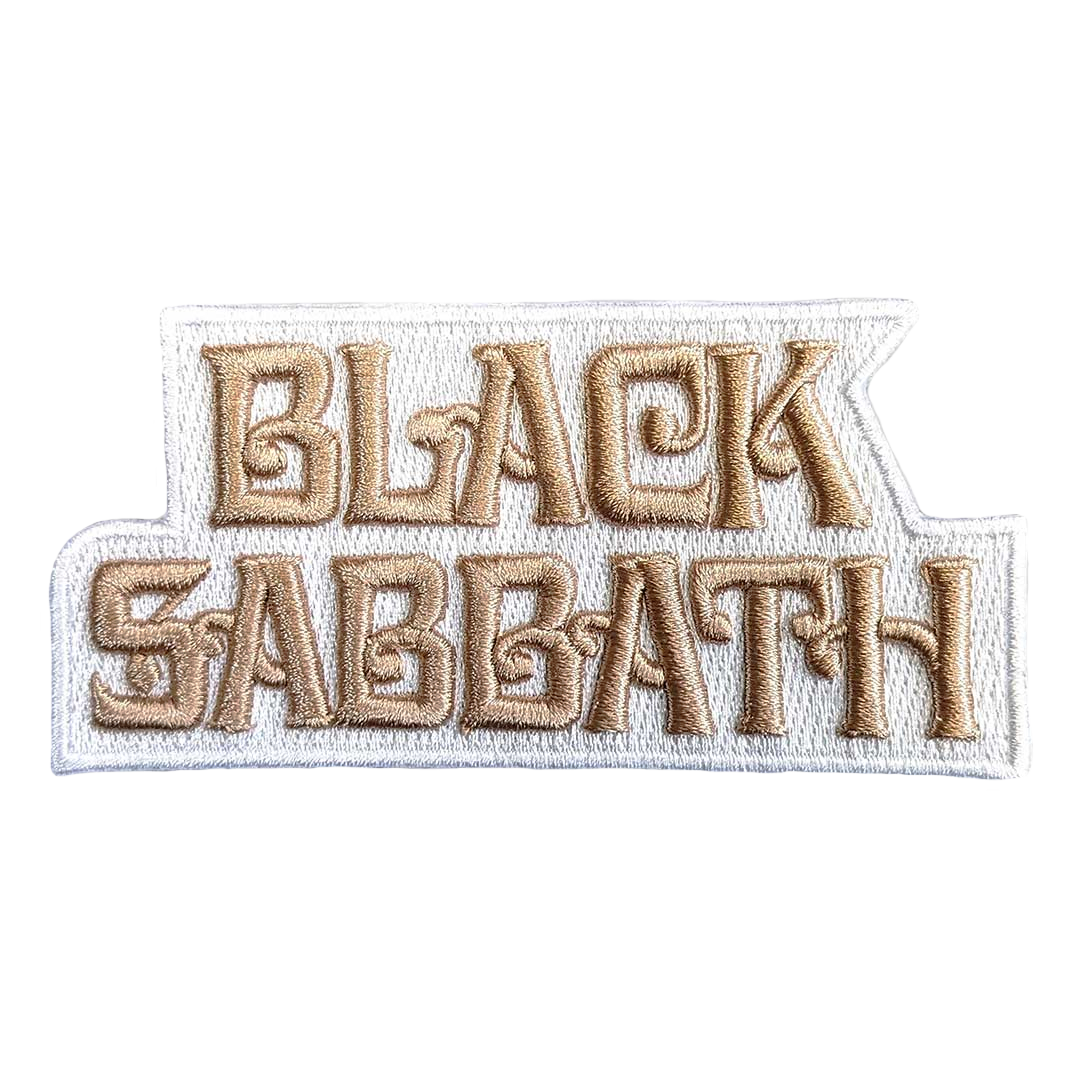 Black Sabbath - Woven Gold Logo Patch – Heavy Threads