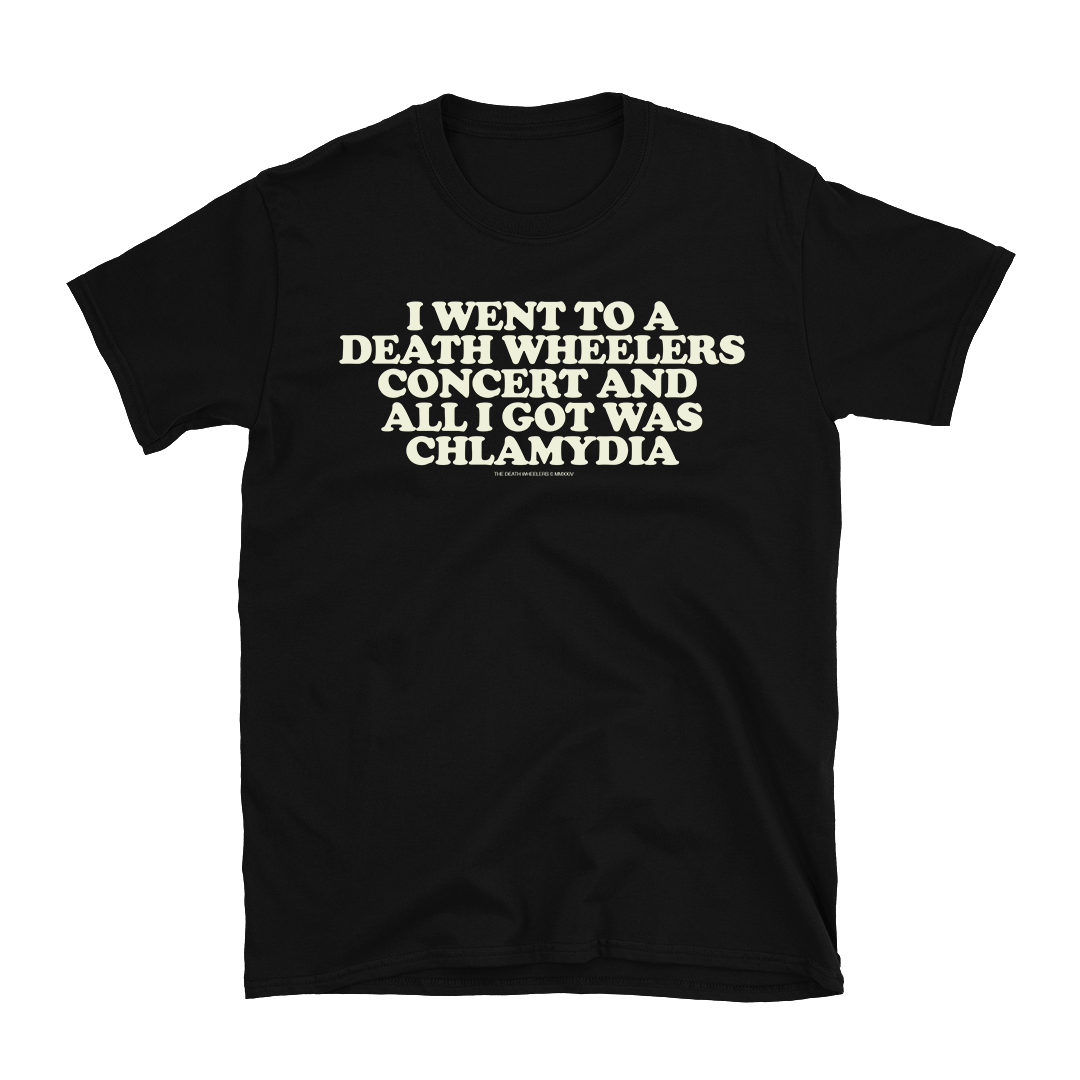 The Death Wheelers - Chlamydia T-Shirt - Black – Heavy Threads