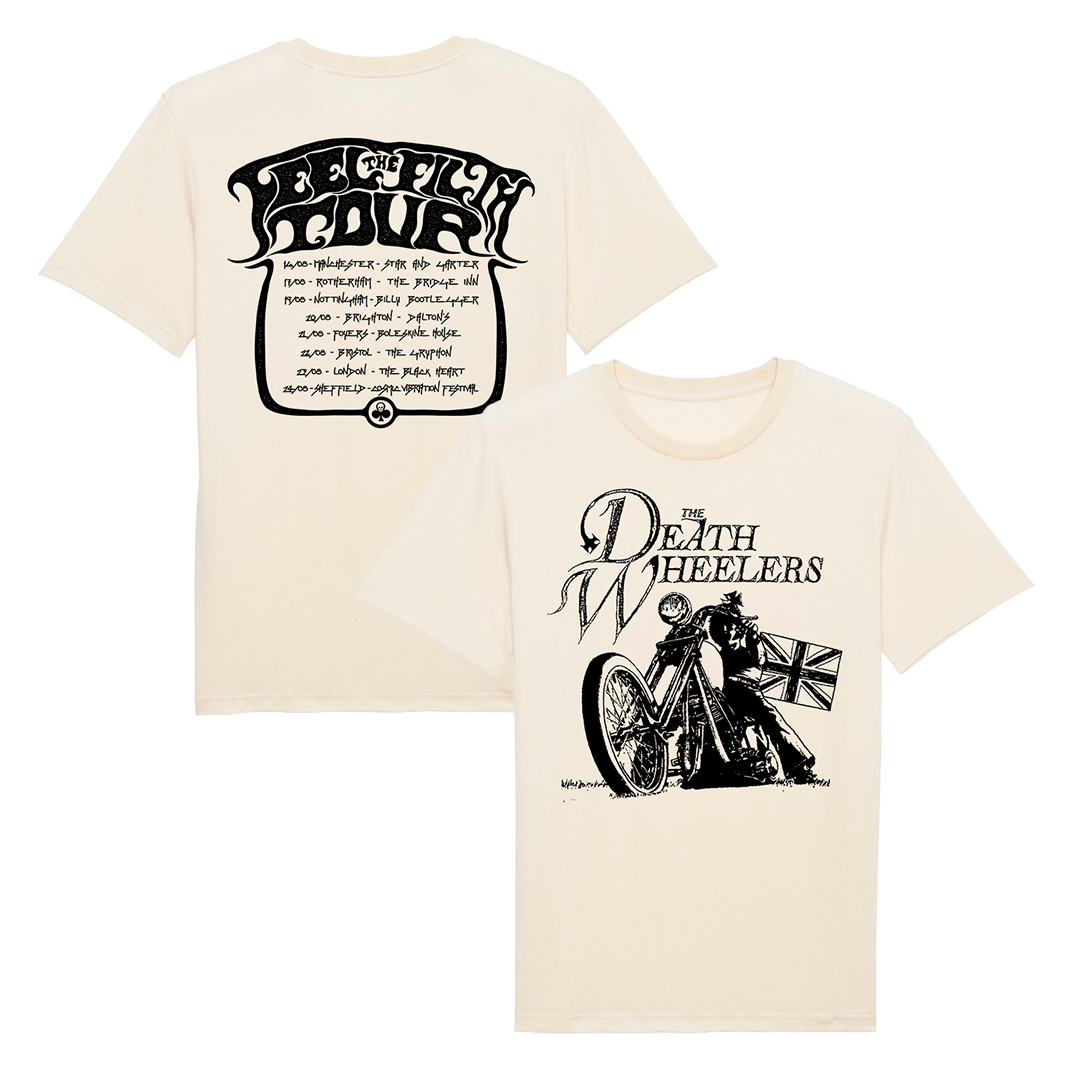 The Death Wheelers - Feel the Filth Tour T-Shirt - Natural (SALE ...