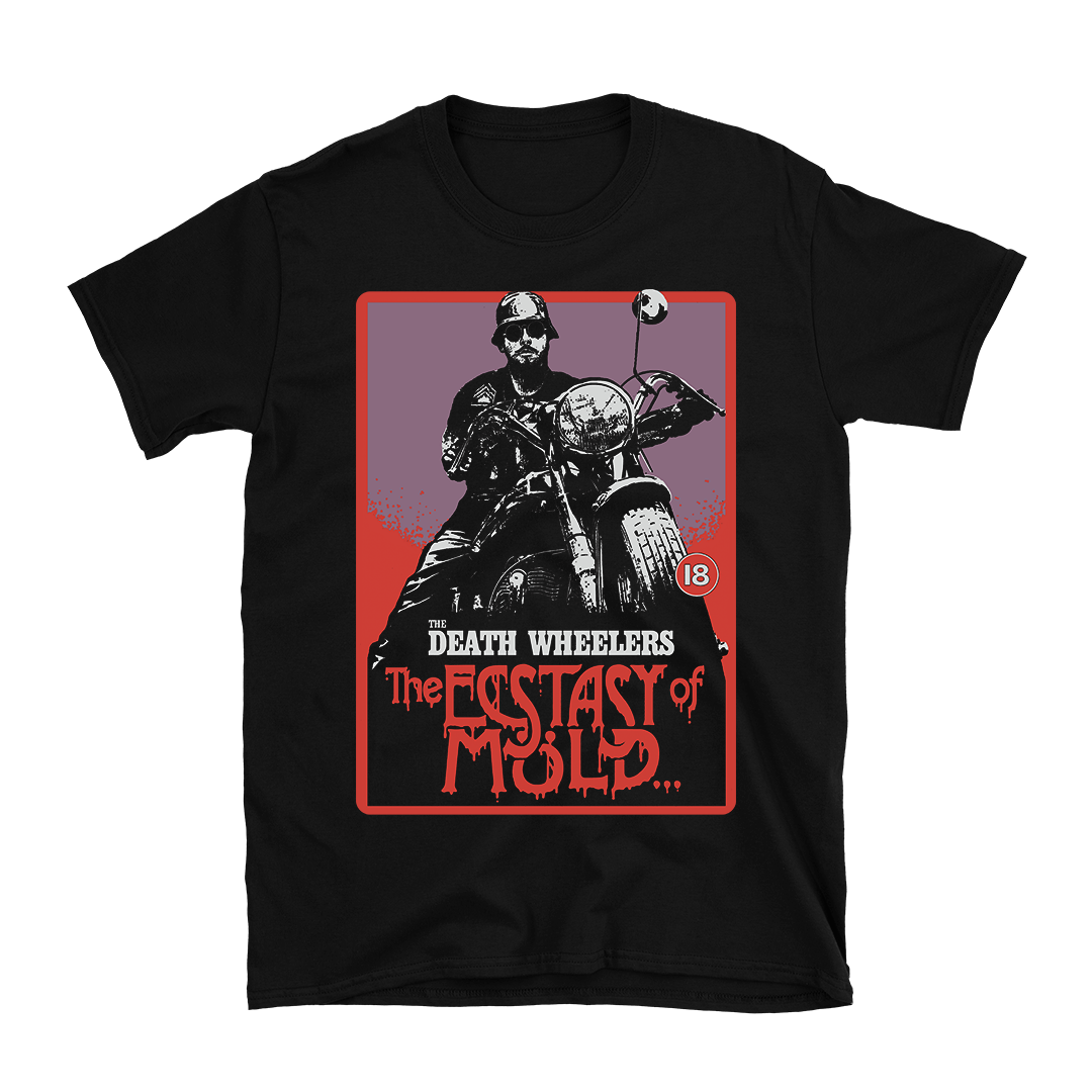The Death Wheelers - Ecstasy of Mold T-Shirt - Black – Heavy Threads