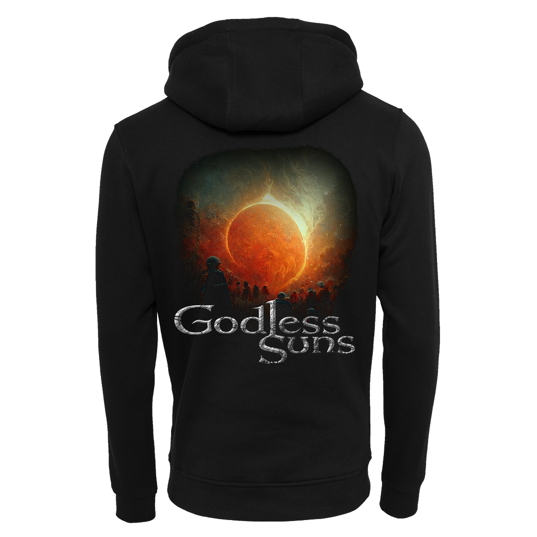 Godless Suns - Album Cover Zip Hoodie - Black – Heavy Threads