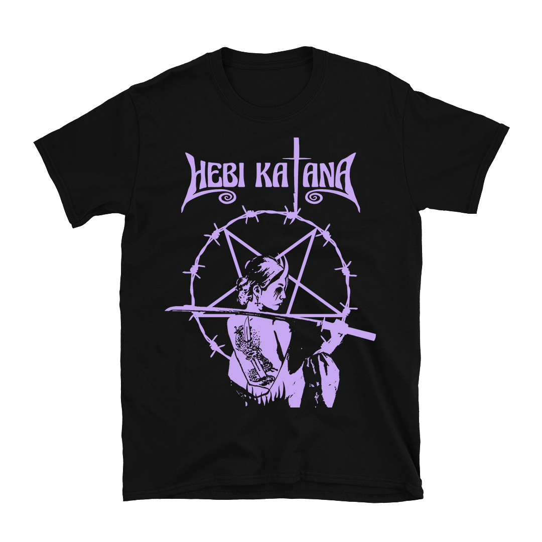Hebi Katana - Italy & France 2024 Purple Logo Tour T-Shirt - Black ...
