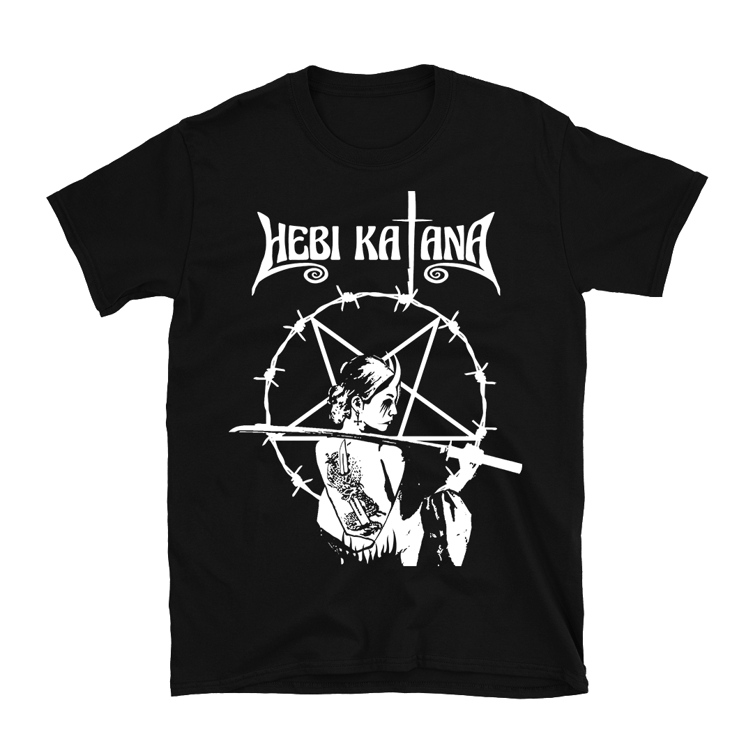 Hebi Katana - Italy & France 2024 White Logo Tour T-Shirt - Black ...