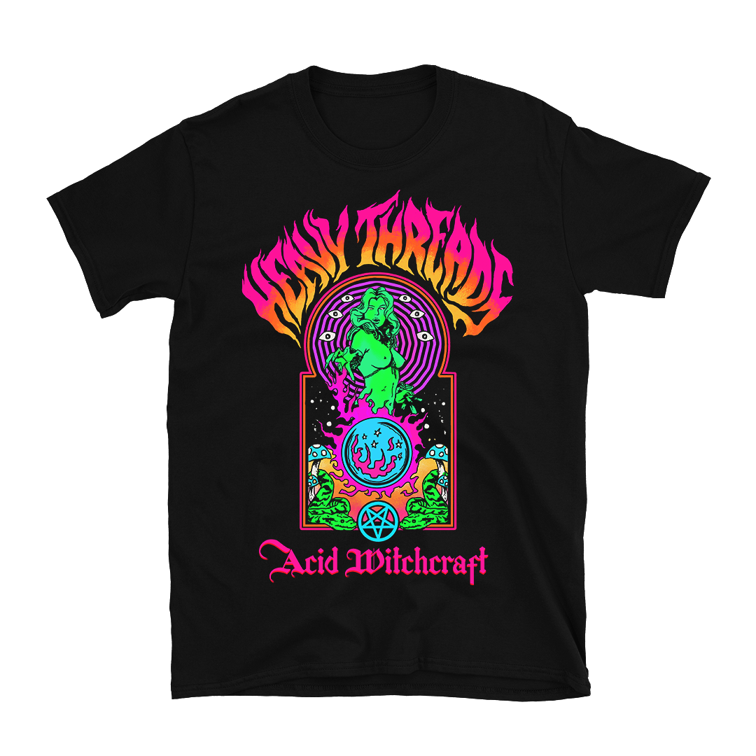 Heavy Threads - Acid Witchcraft T-Shirt - Black (SALE)