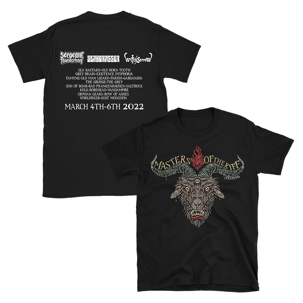 London Doom Collective - Masters Of The Riff 2022 T-Shirt - Black ...
