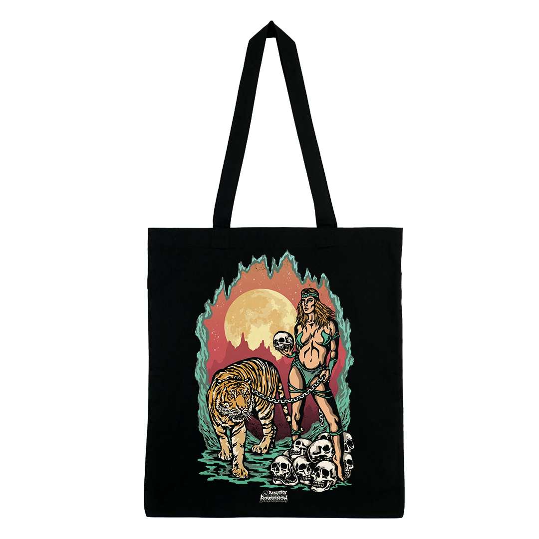 Matt Sabbath - Tigress Tote Bag - Black – Heavy Threads