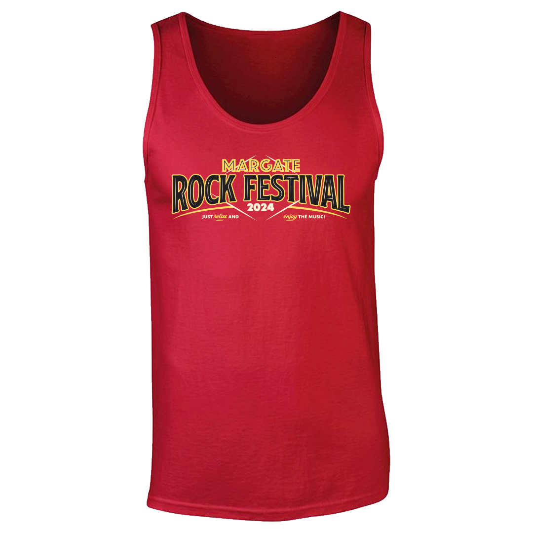 Margate Rock Festival 2024 Tank Top - Red – Heavy Threads