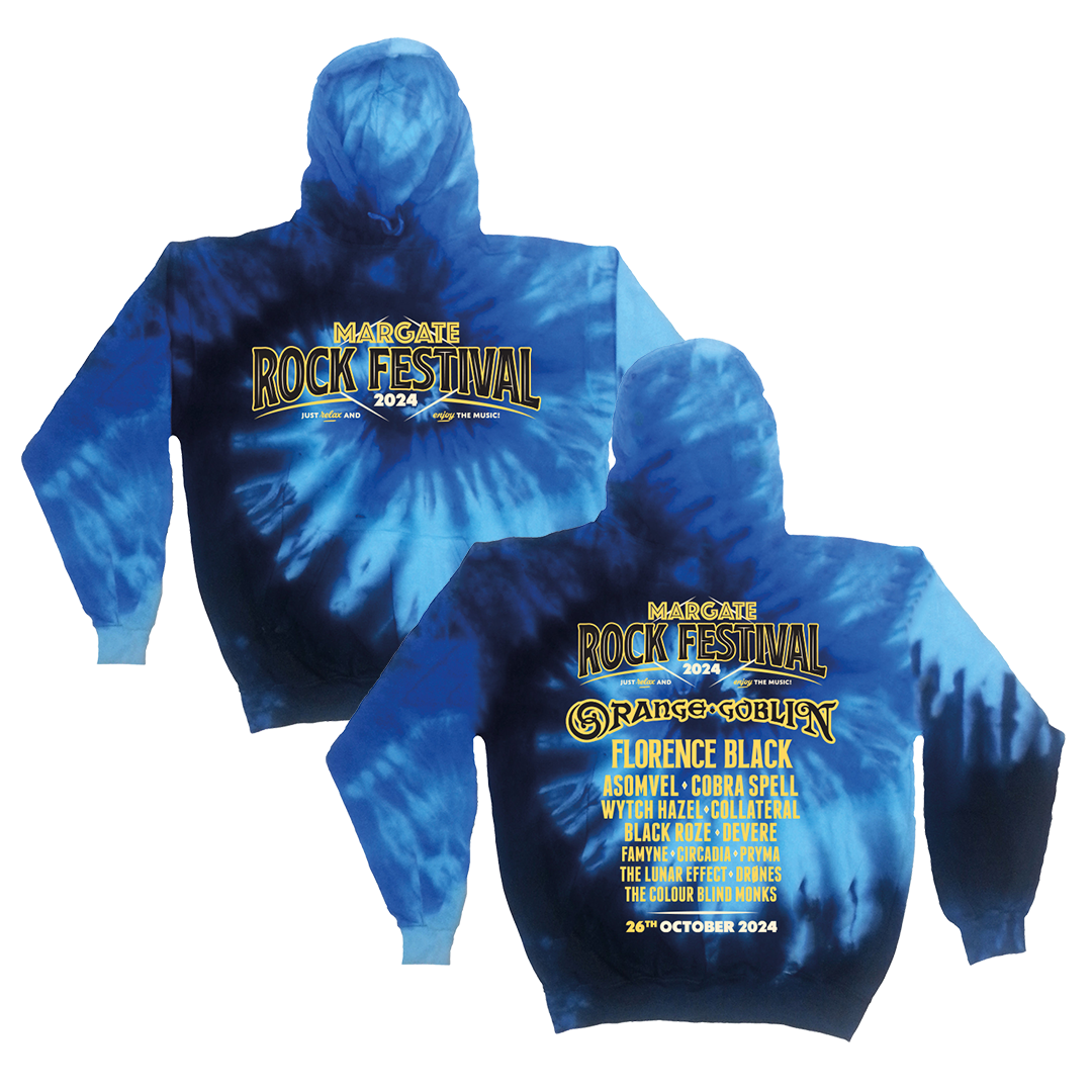 Margate Rock Festival 2024 Pullover Hoodie - Blue Ocean – Heavy Threads
