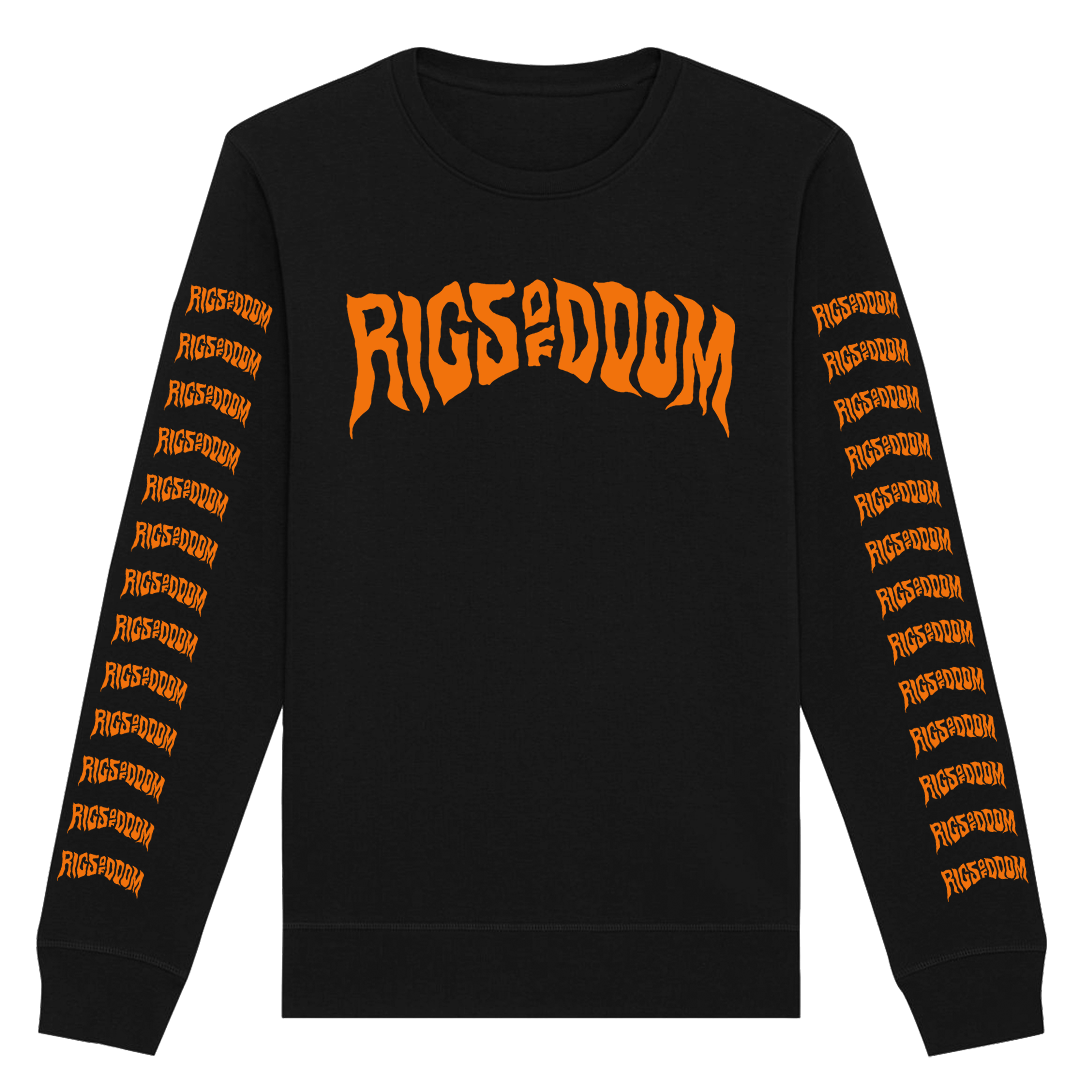 Rigs of Doom - Logo Crewneck Sweatshirt - Black – Heavy Threads