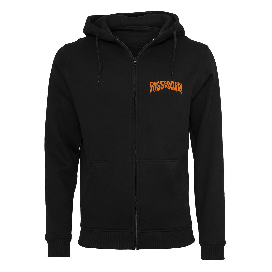 Rigs of Doom - Logo Zip Hoodie - Black – Heavy Threads