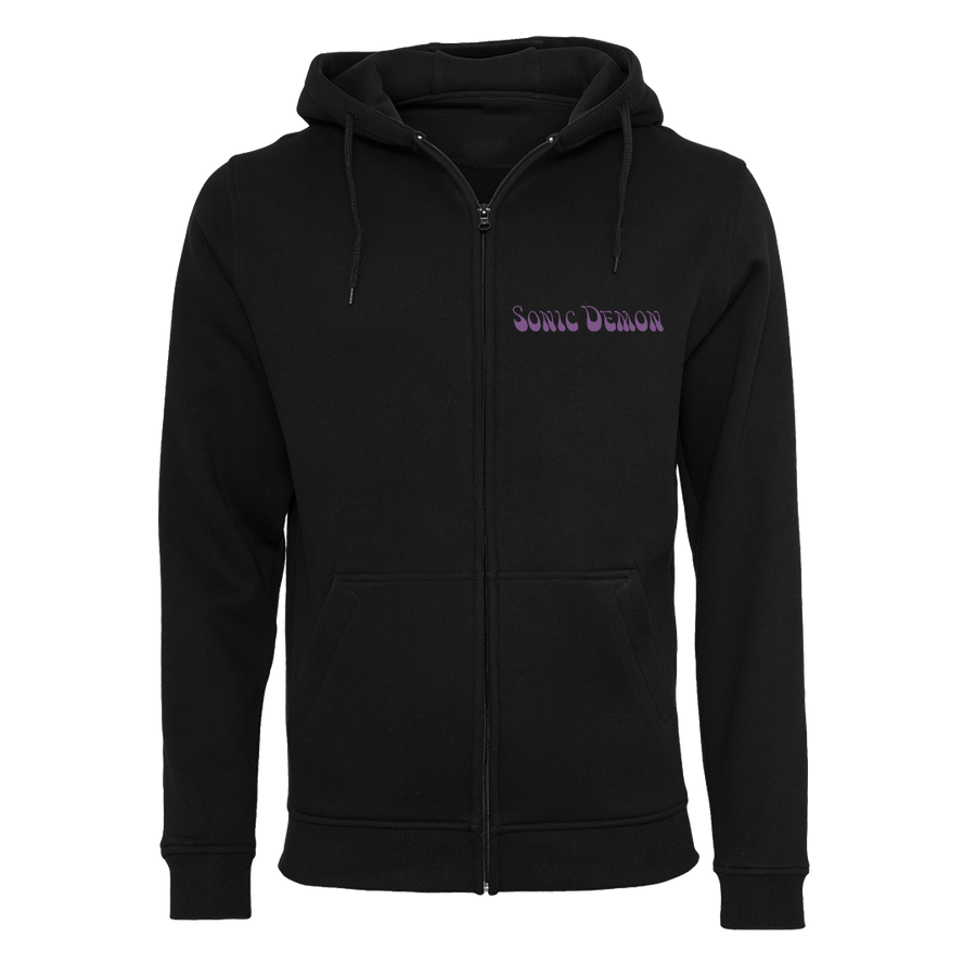 Sonic Demon - Smoking Beast Zip Hoodie - Black – Heavy Threads