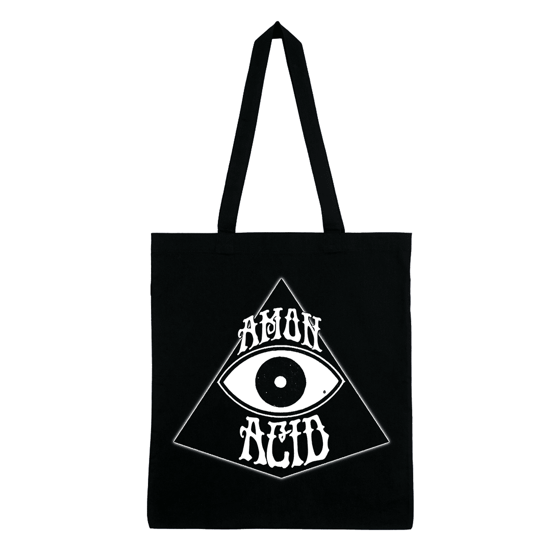 Amon Acid - Eye Logo Tote Bag - Black – Heavy Threads