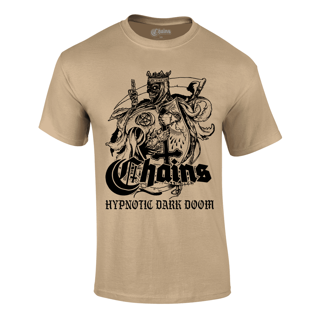 Chains - Reaper King T-Shirt - Tan – Heavy Threads