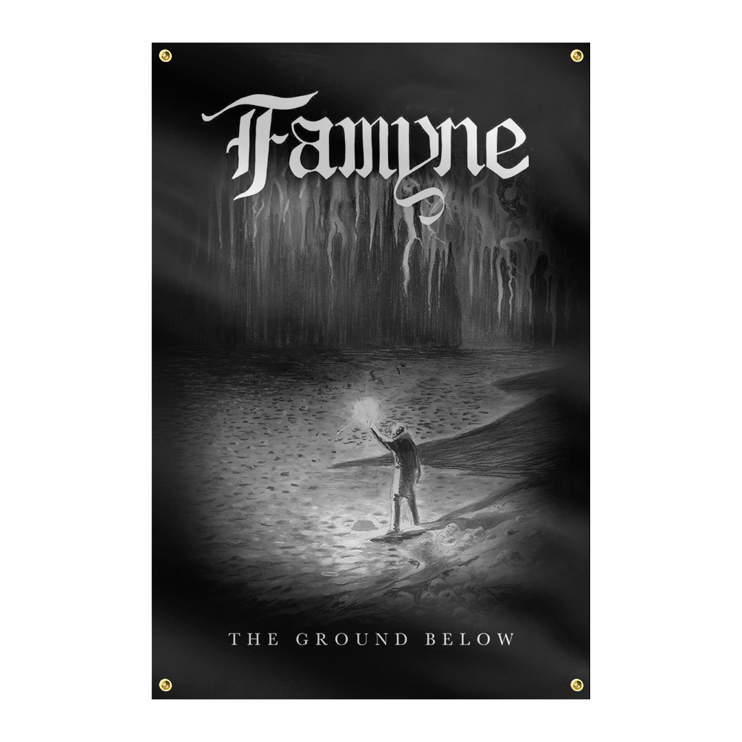 Famyne - The Ground Below Album Flag – Heavy Threads