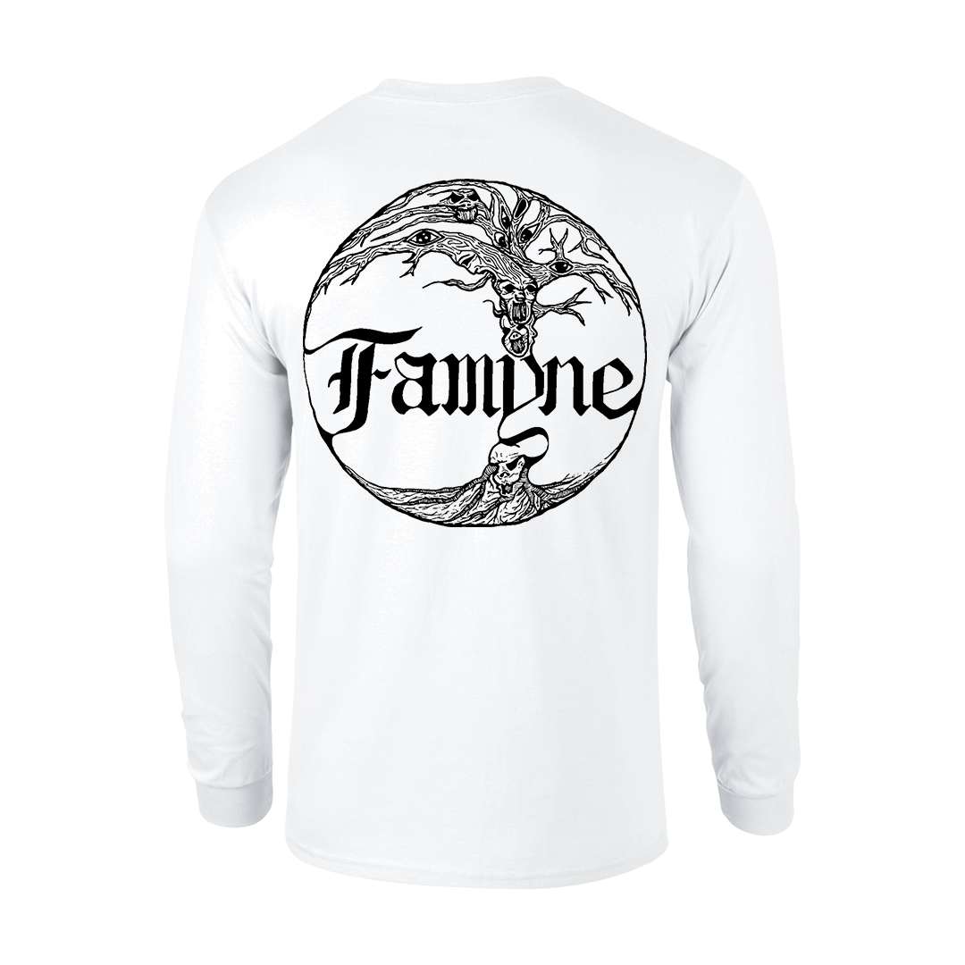 Famyne - Classic Logo Longsleeve - White – Heavy Threads