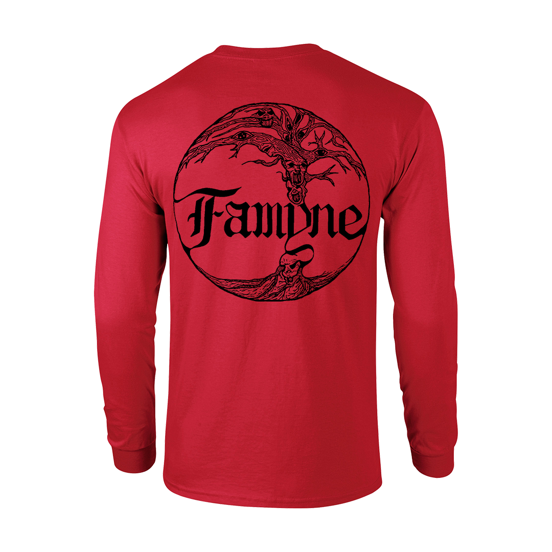 Famyne - Classic Logo Longsleeve - Red – Heavy Threads