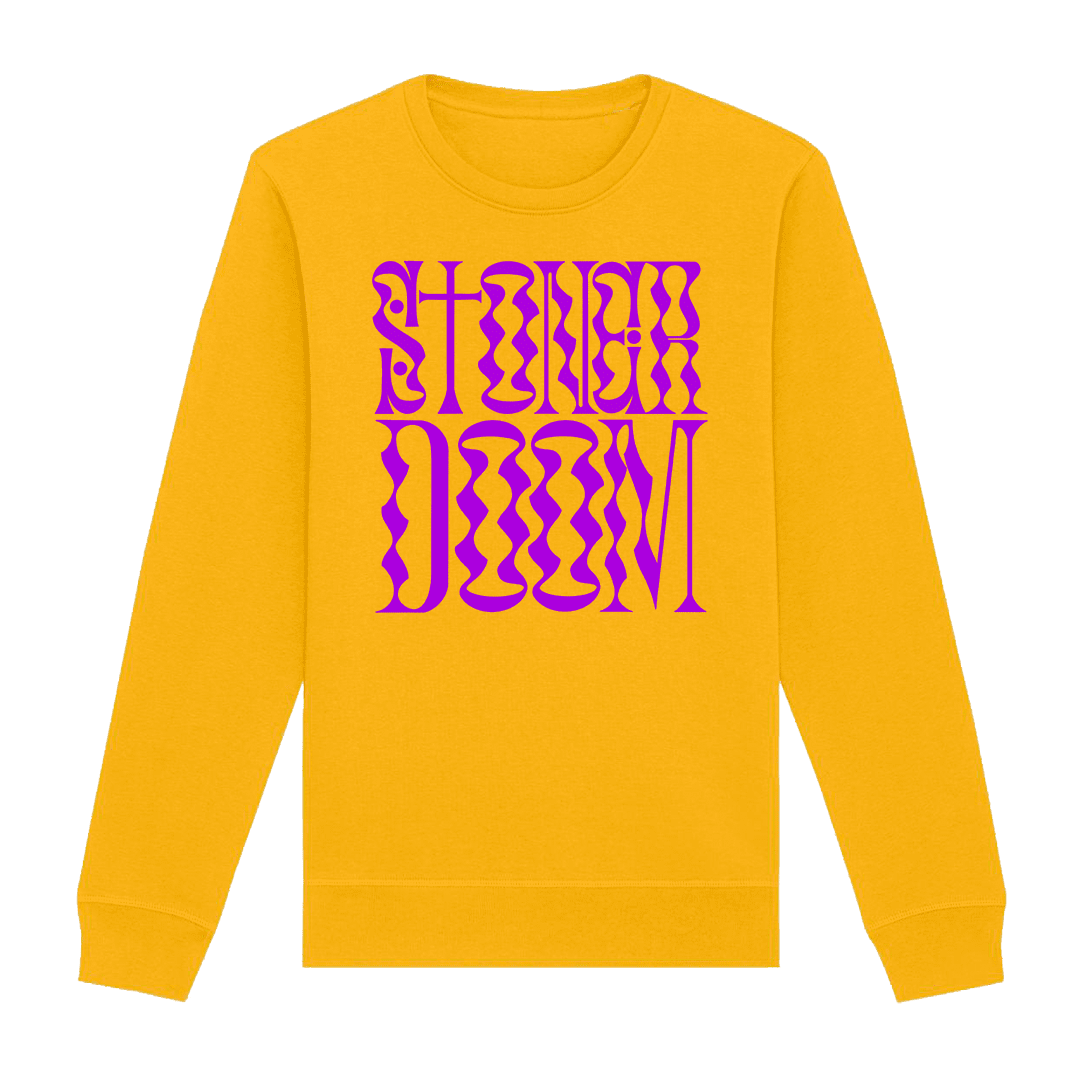 Heavy Threads - Stoner Doom Purple Logo Crewneck Sweatshirt